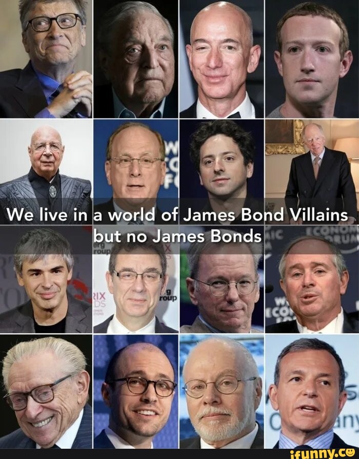 We live in a world of James Bond Villains but no James Bonds - iFunny