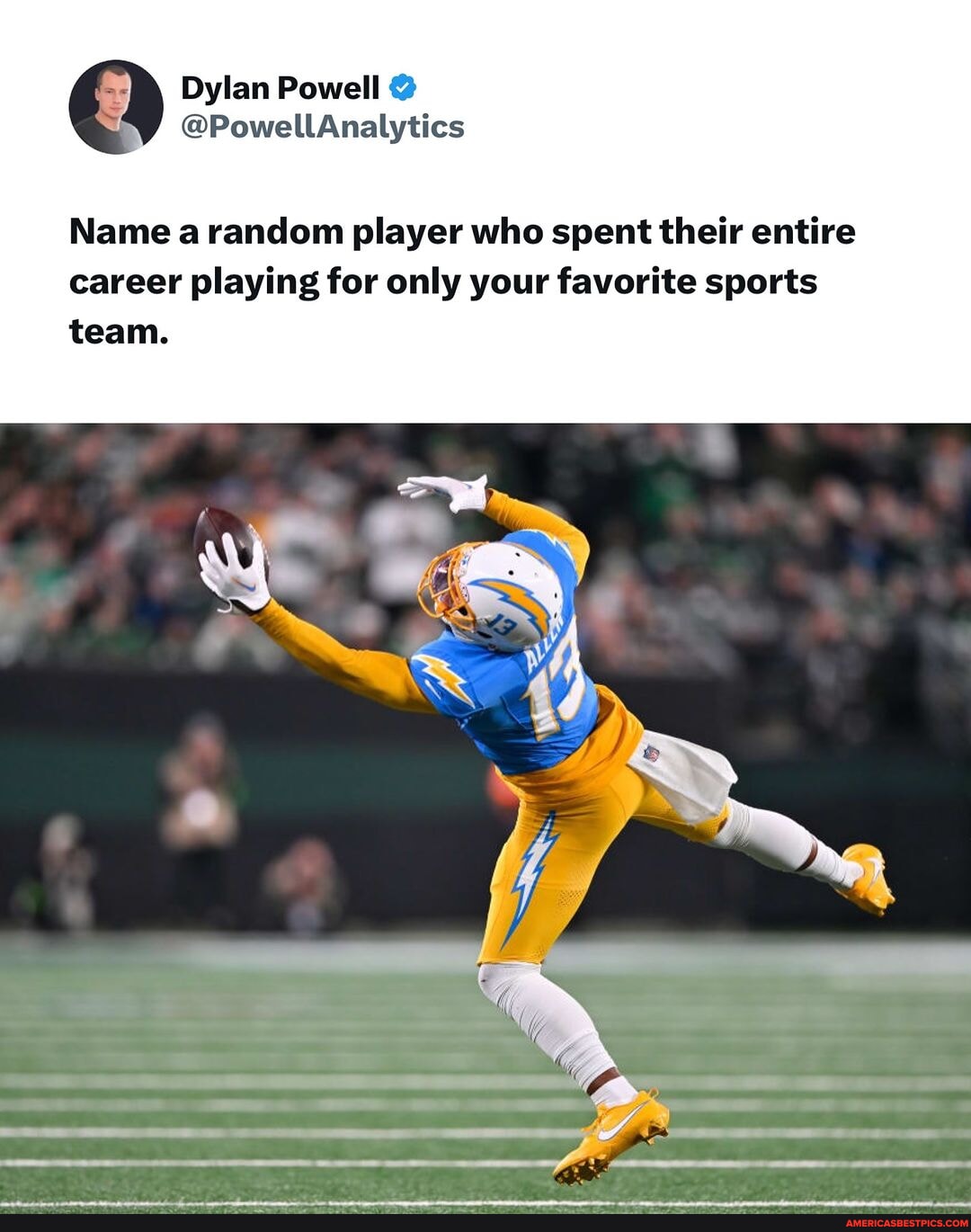 👉 @Heismans for more! - Dylan Powell Name a random player who spent ...
