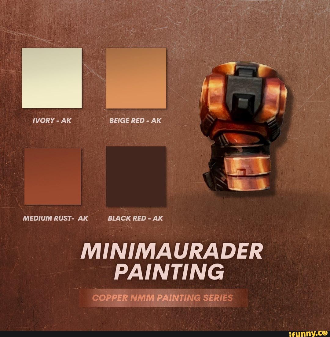 Here are the paints I used to achieve the look :) - IVORY - AK _BEIGE ...