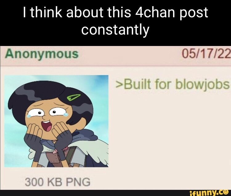 Think about this 4chan post for constantly Anonymous KB PNG - iFunny