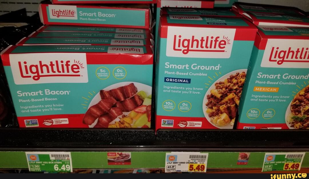 Smart Bacon: Plant-Based Bacon Smart Ground: Plant-Based Crumbles Smart ...