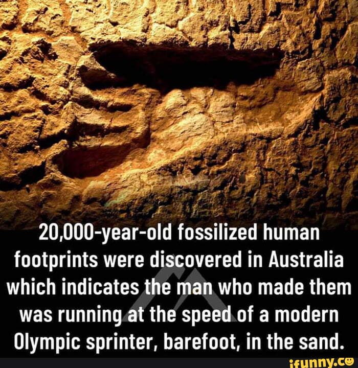 20 000 Year Old Fossilized Human Footprints Were Discovered In