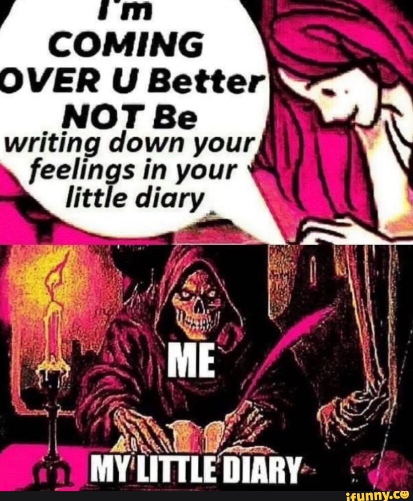Mi COMING writing down your feelings in your little diary_ ME MY LITTLE ...