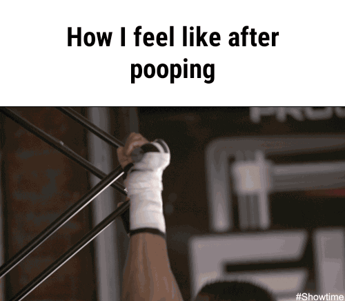 How I feel like after pooping - iFunny