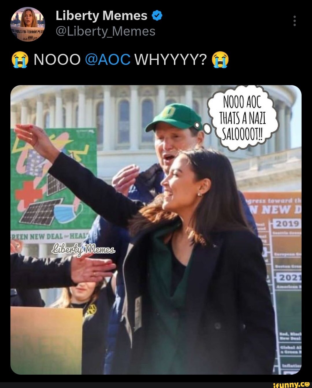 Hypocrisy much AOC? - Hypocrisy much AOC? Liberty Memes @ @Liberty ...