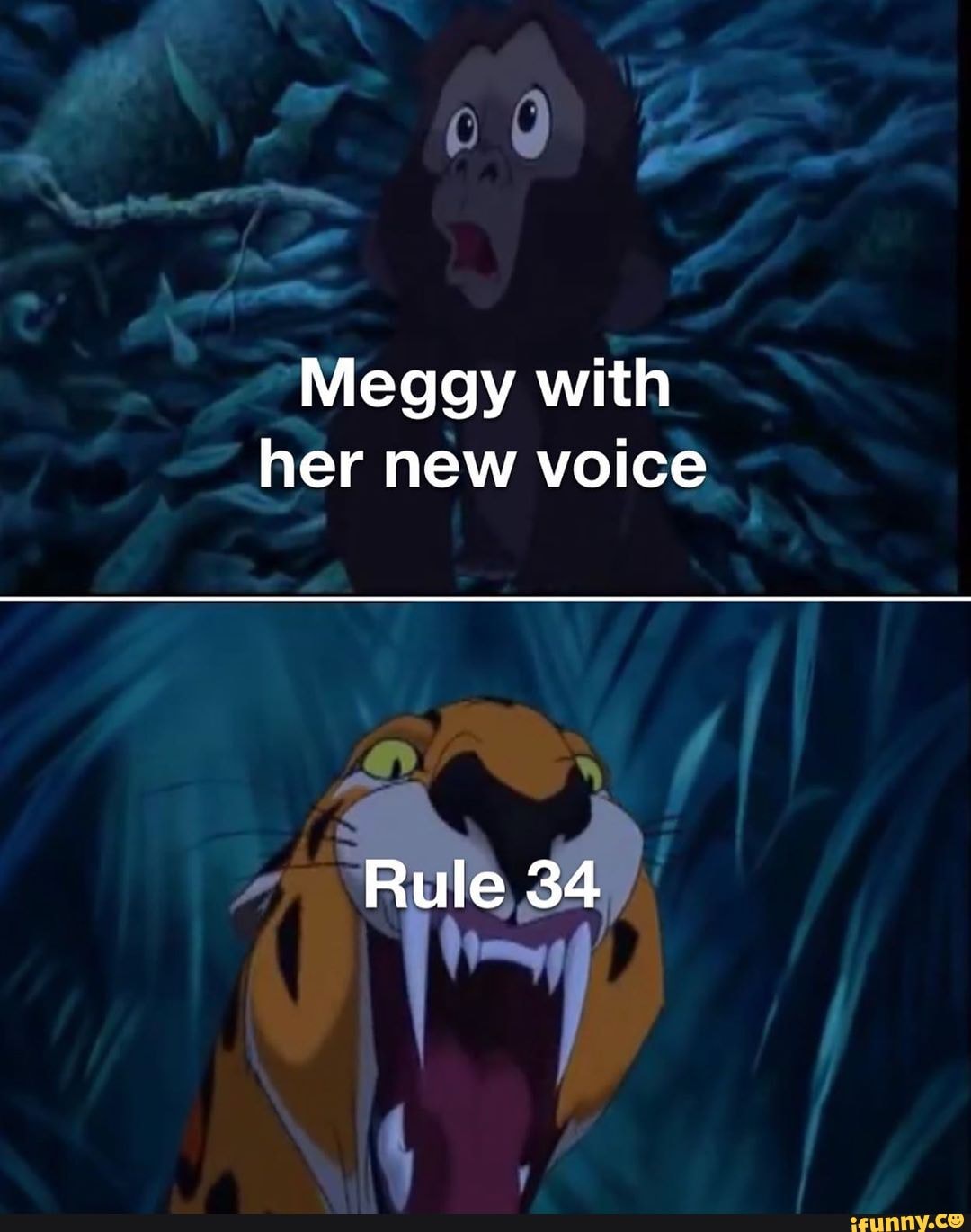 Meggy with her new voice Rule 34 - iFunny