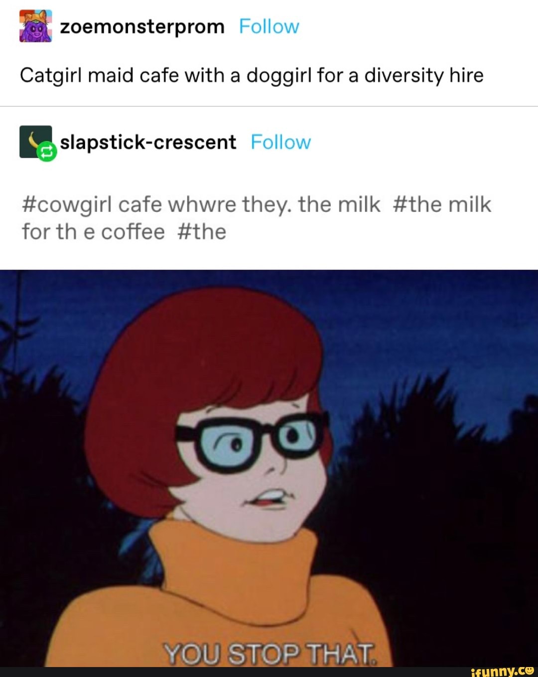 Catgirl maid cafe with a doggirl for a diversity hire Follow slapstick ...