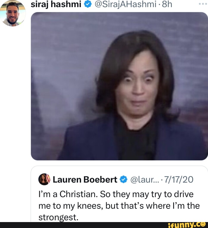 Siraj hashmi @ @SirajAHashmi @ Lauren Boebert @ @laur...- ''ma ...