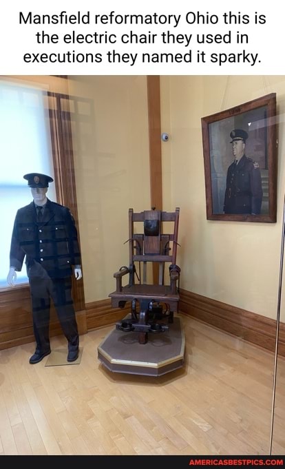 Mansfield reformatory Ohio this is the electric chair they used in ...
