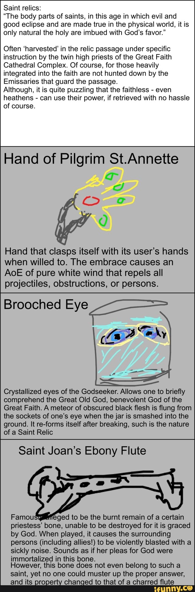 Saint relics: "The body parts of saints, in this age in which evil and ...