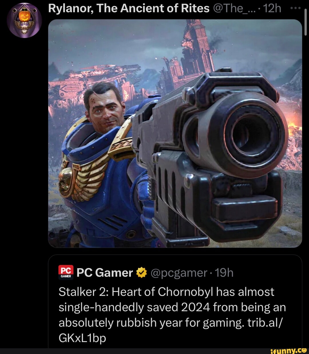 Rylanor, The Ancient of Rites @The 12 Pe PC Gamer @pcgamer- Stalker 2 ...