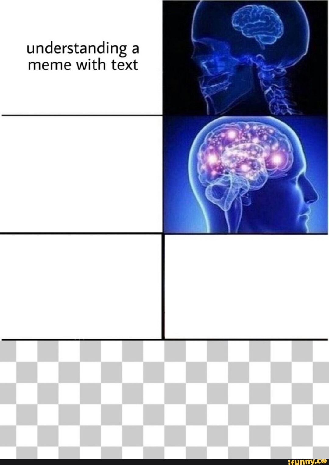 Understanding a meme with text - iFunny