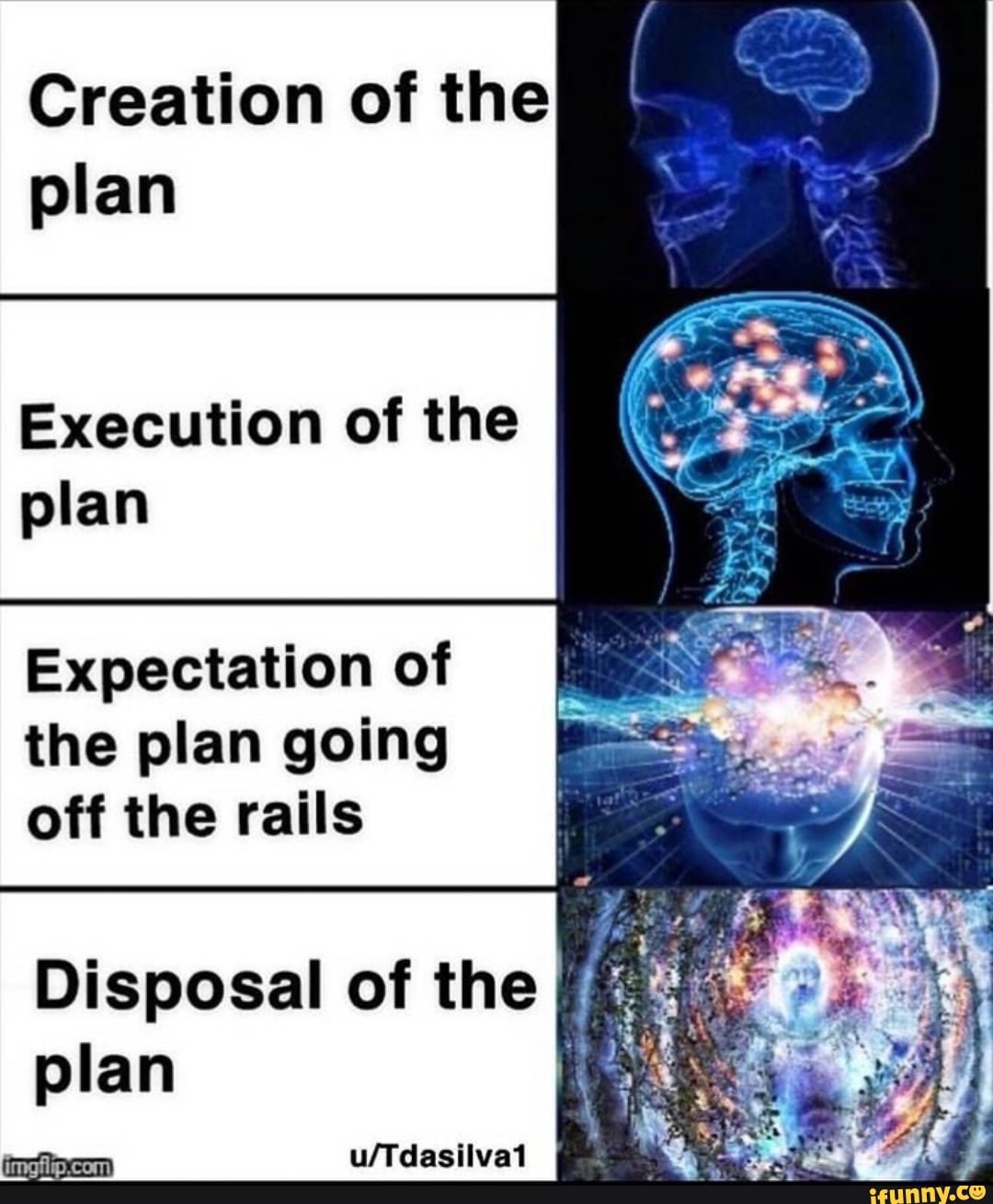 Creation of the plan Execution of the plan Expectation of the plan ...