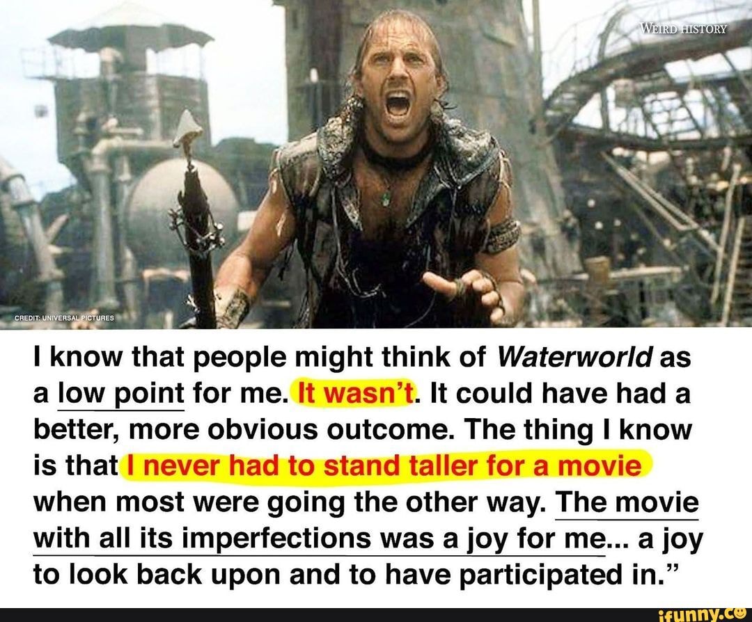 Waterworld memes. Best Collection of funny Waterworld pictures on iFunny