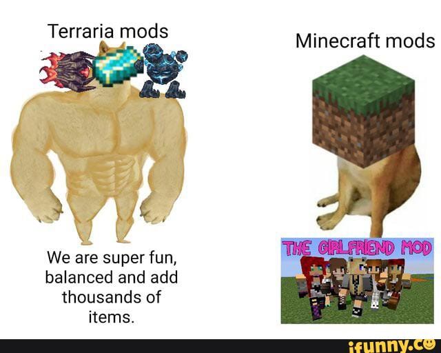 Terraria mods Minecraft mods We are super fun, balanced and add ...