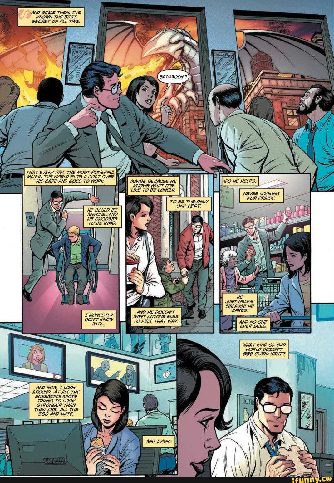 Lois on why Clark is as great as Superman - AND SINCE THEN, IVE KNOWN ...