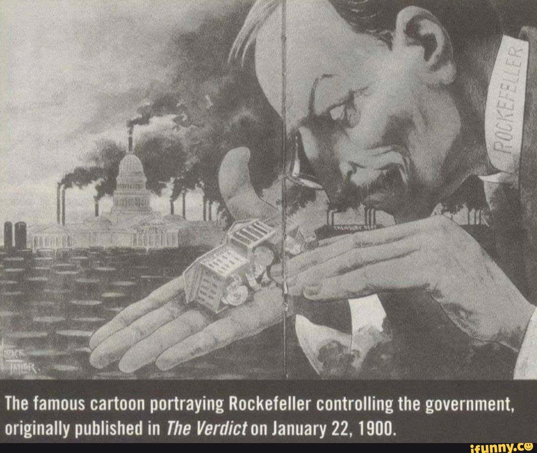 SS The famous cartoon portraying Rockefeller controlling the government ...
