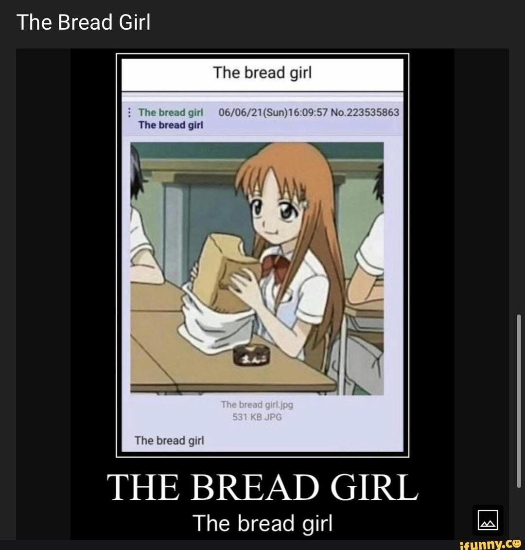 The Bread Girl The bread girl The bread girl No.223535863 The bread ...
