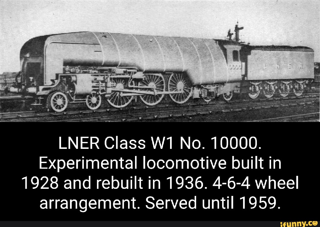 LNER Class No. 10000. Experimental locomotive built in 1928 and rebuilt ...