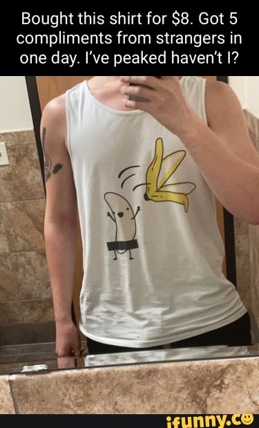 Bought this shirt for $8. Got compliments from strangers in one day. I ...