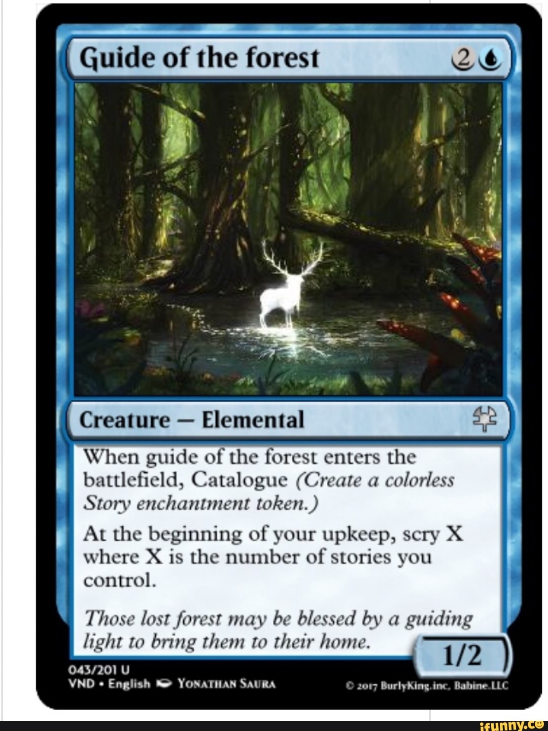 I Guide of the forest WO Creature Elemental ao When guide of the forest ...