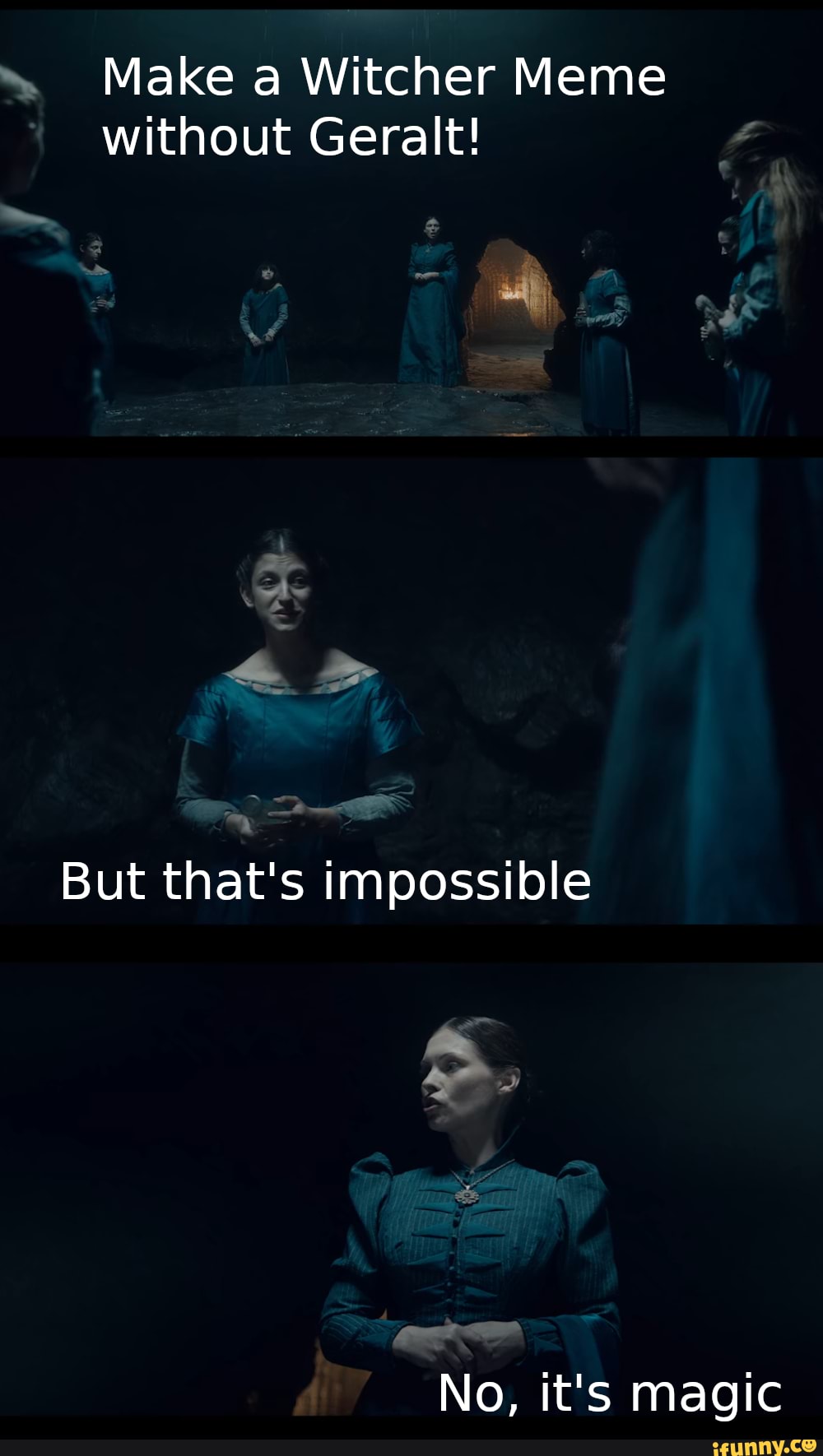 Make a Witcher Meme without Geralt! But that's impossible No, it's ...