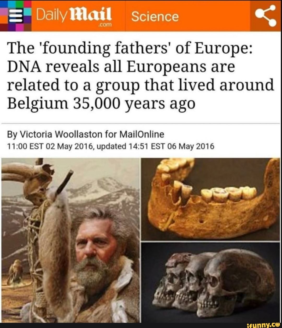 Daily Mail Science The 'founding fathers' of Europe: DNA reveals all ...