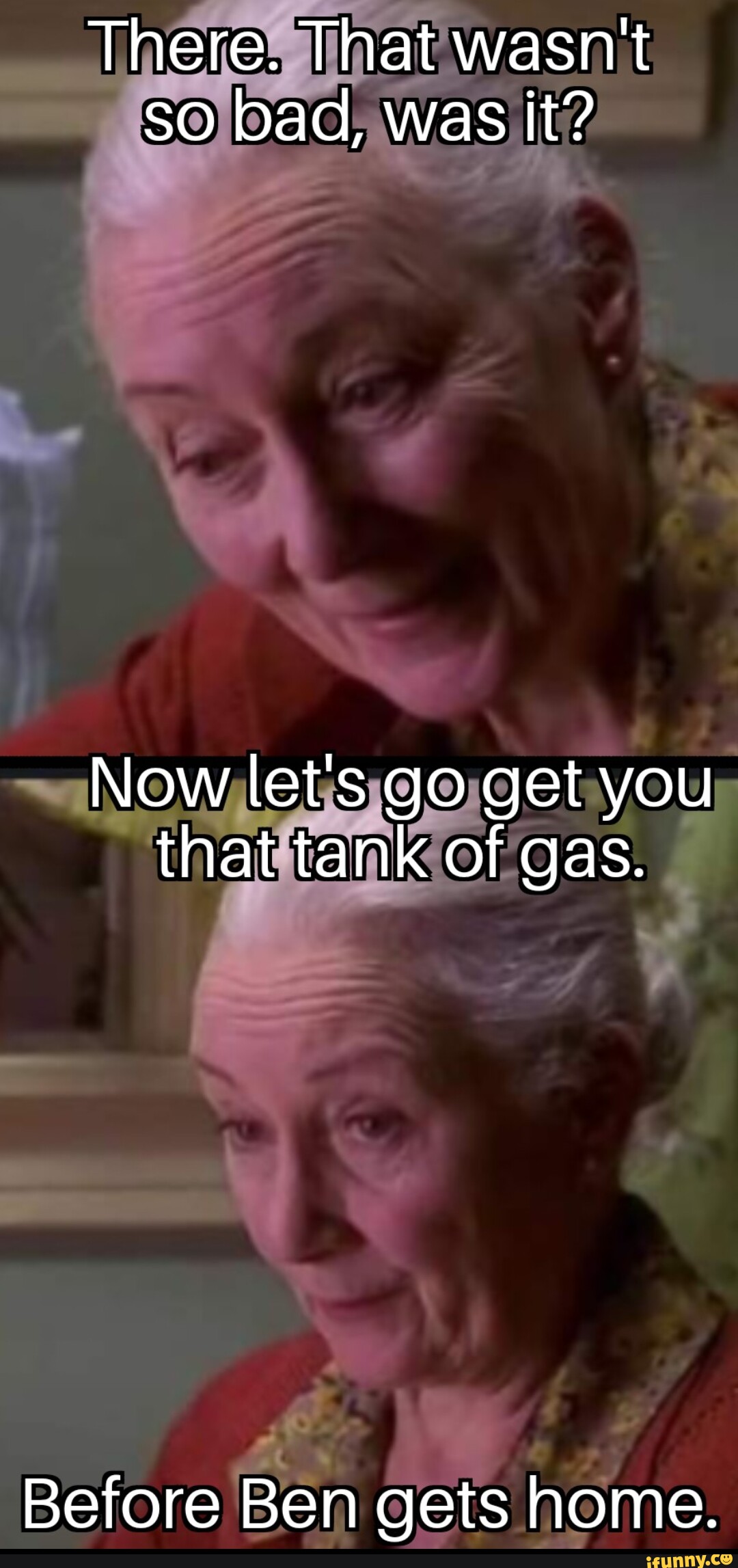 There. That wasn't so bad, was it? Now lets go get you that tank of gas ...