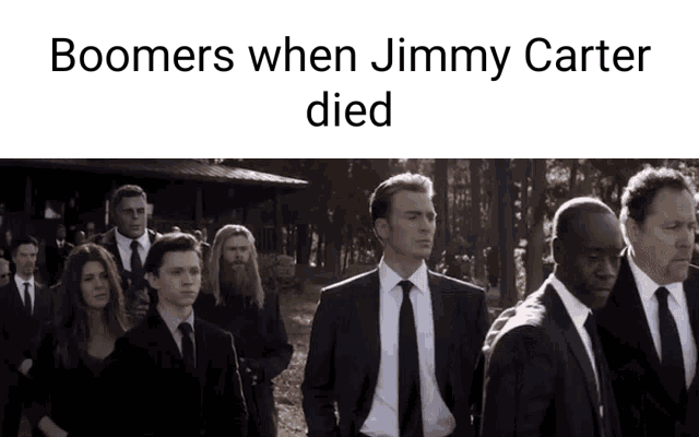 Boomers when Jimmy Carter died Boomers when Jimmy Carter died - iFunny