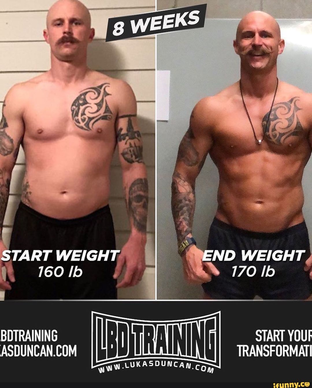 WEEKS START WEIGHT END WEIGHT 160 Ib 170 Ib BDTRAINING AINING START ...