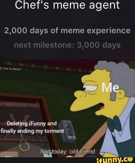 Chef's meme agent 2,000 days of meme experience next milestone: 3,000 ...