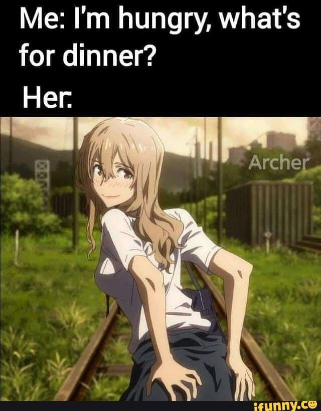 Me: I'm hungry, what's for dinner? Her. 'archer - iFunny