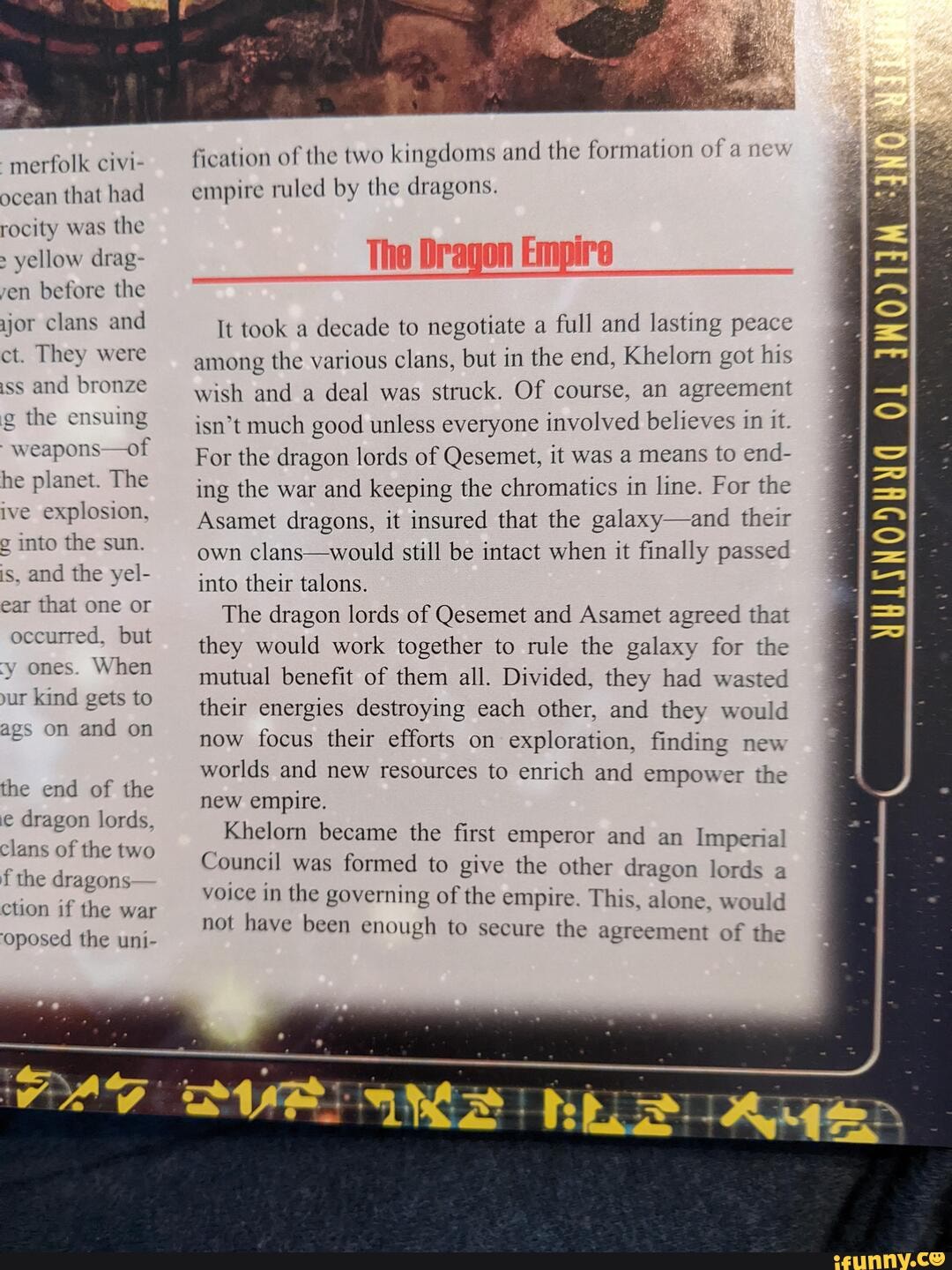 The Dragon Empire is the main governmental body in the Dragonstar ...