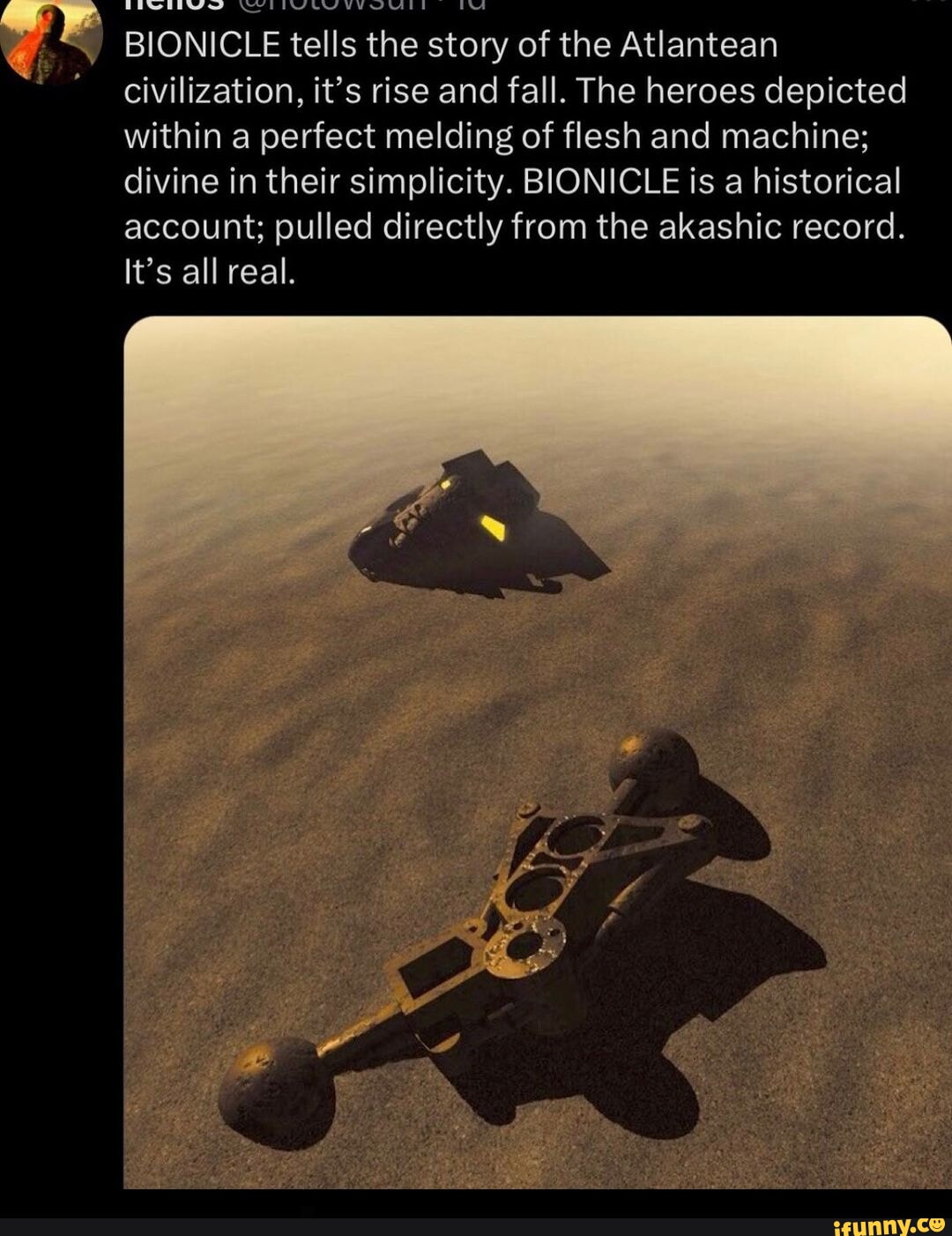 BIONICLE tells the story of the Atlantean civilization, it's rise and ...