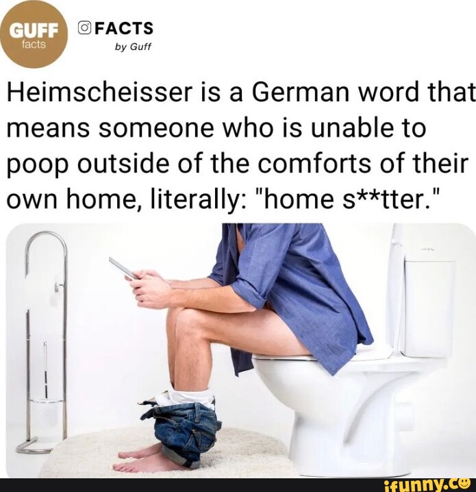 FACTS by Guff Heimscheisser is a German word that means someone who is ...