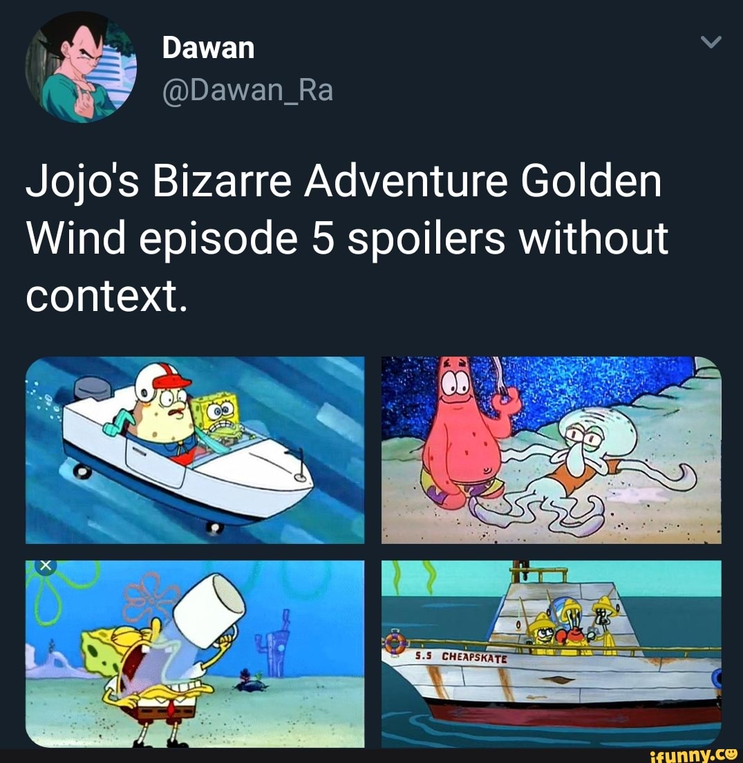Jojo's Bizarre Adventure Golden Wind episode 5 spoilers without context ...