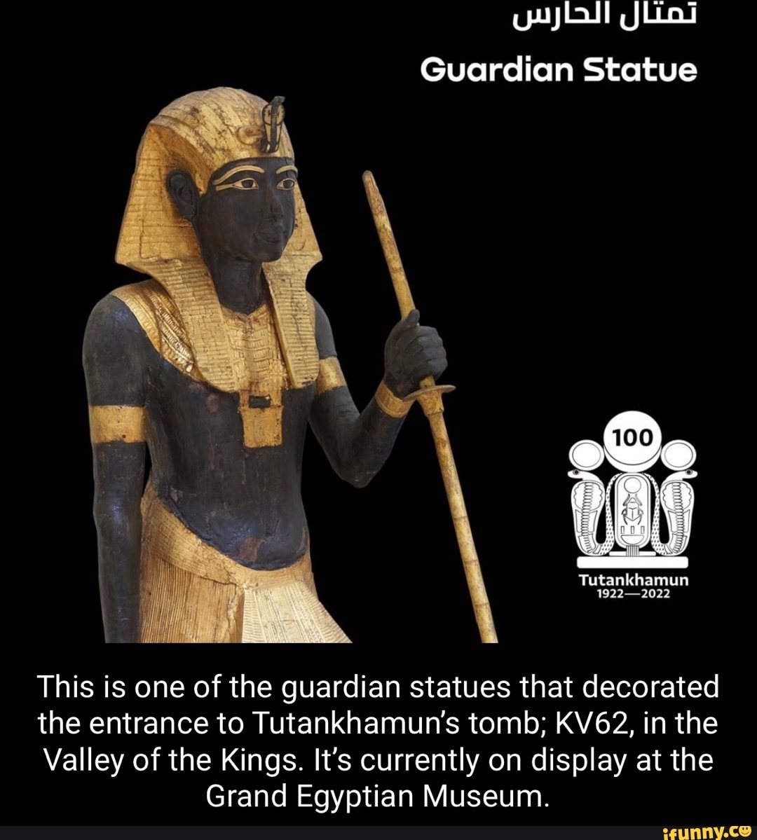 Guardian Statue Tutankhamun 1922-2022 This is one of the guardian ...