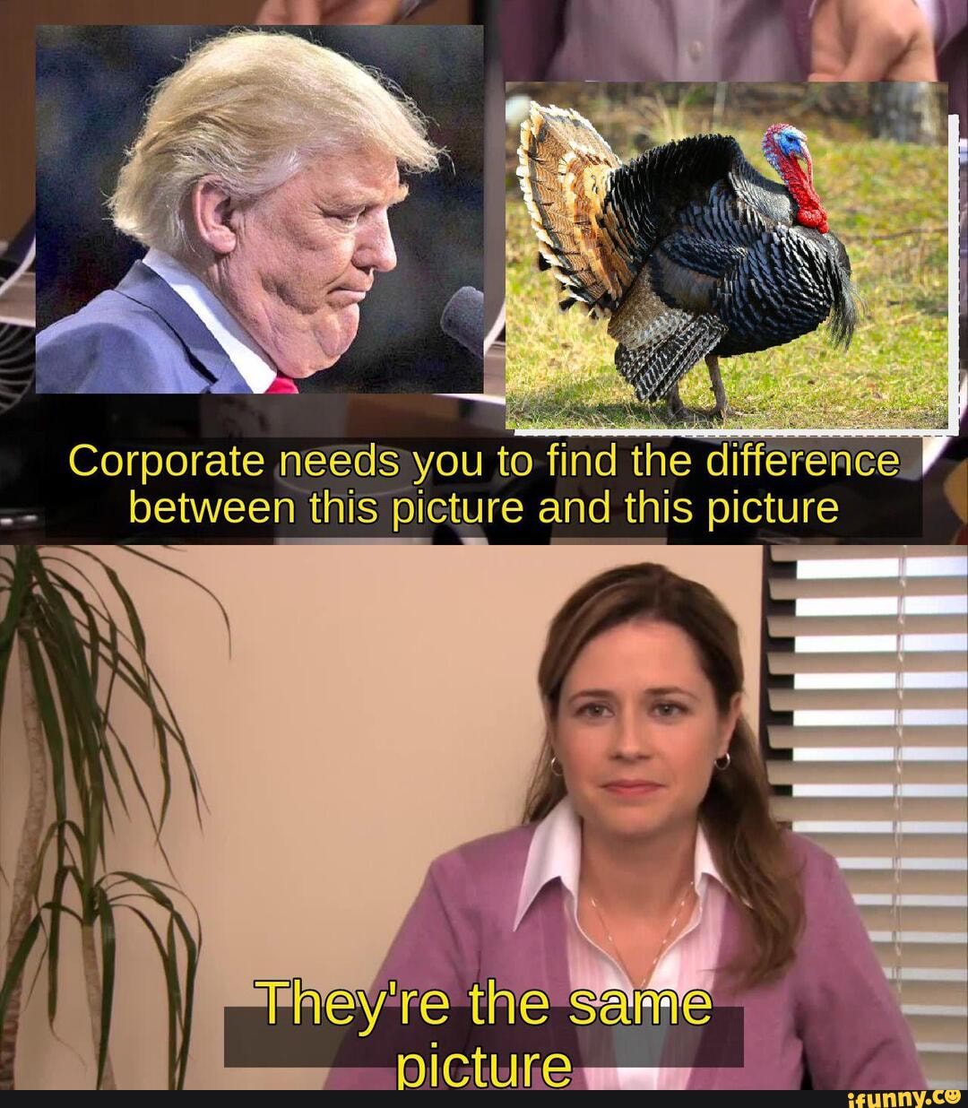 Corporate needs you to find the difference between this picture and ...