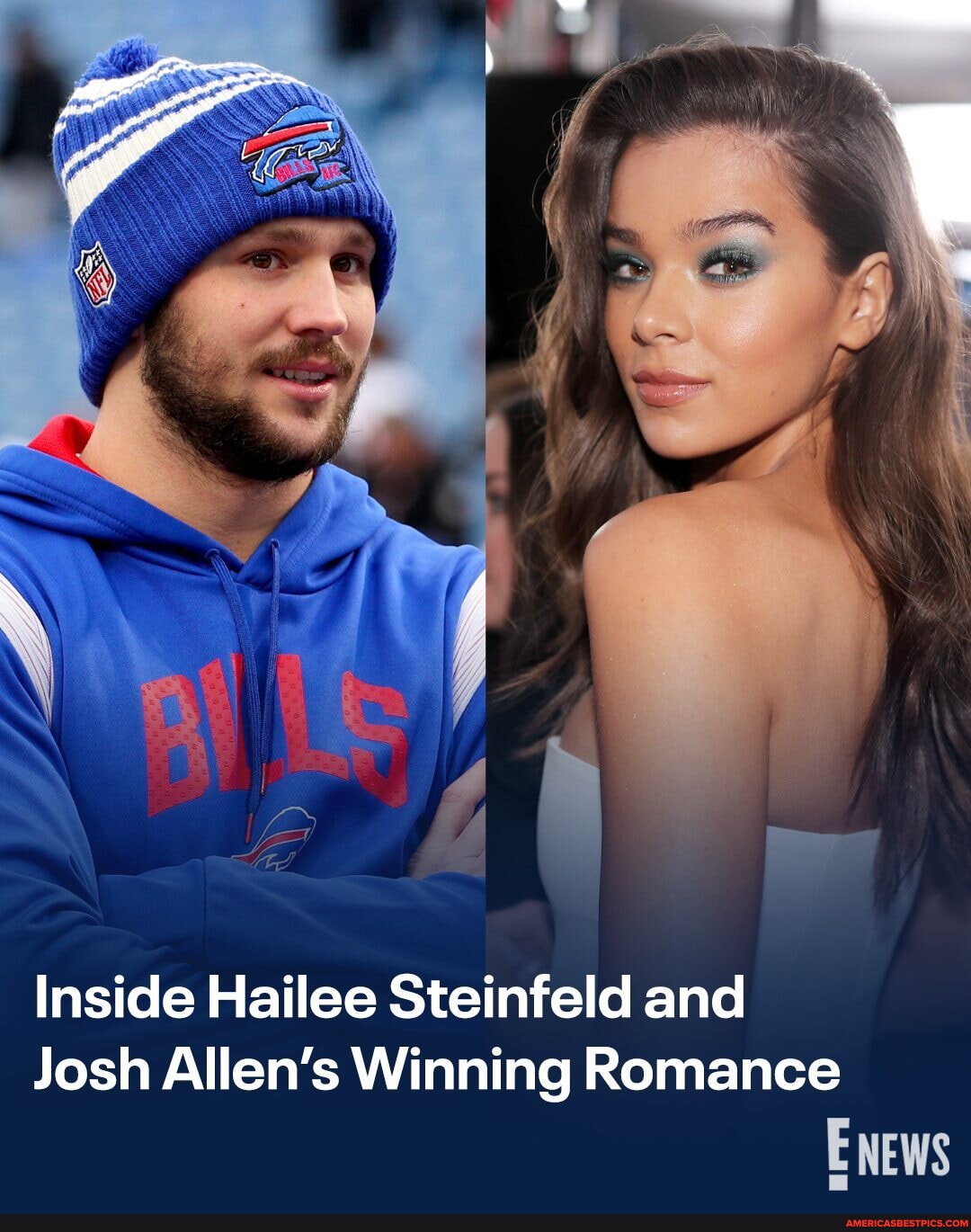 Hailee Steinfeld and Josh Allen hit the bullseye with their ...