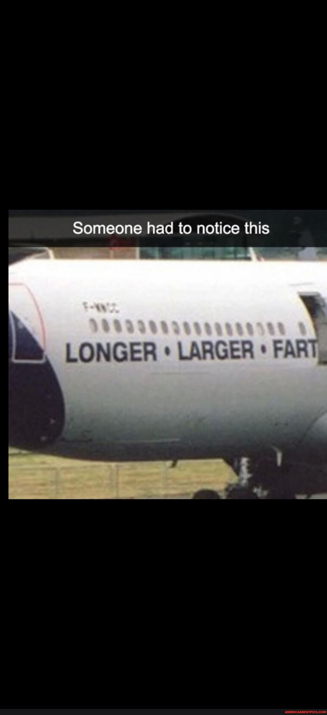 Someone had to notice this LONGER LARGER FART - America’s best pics and ...
