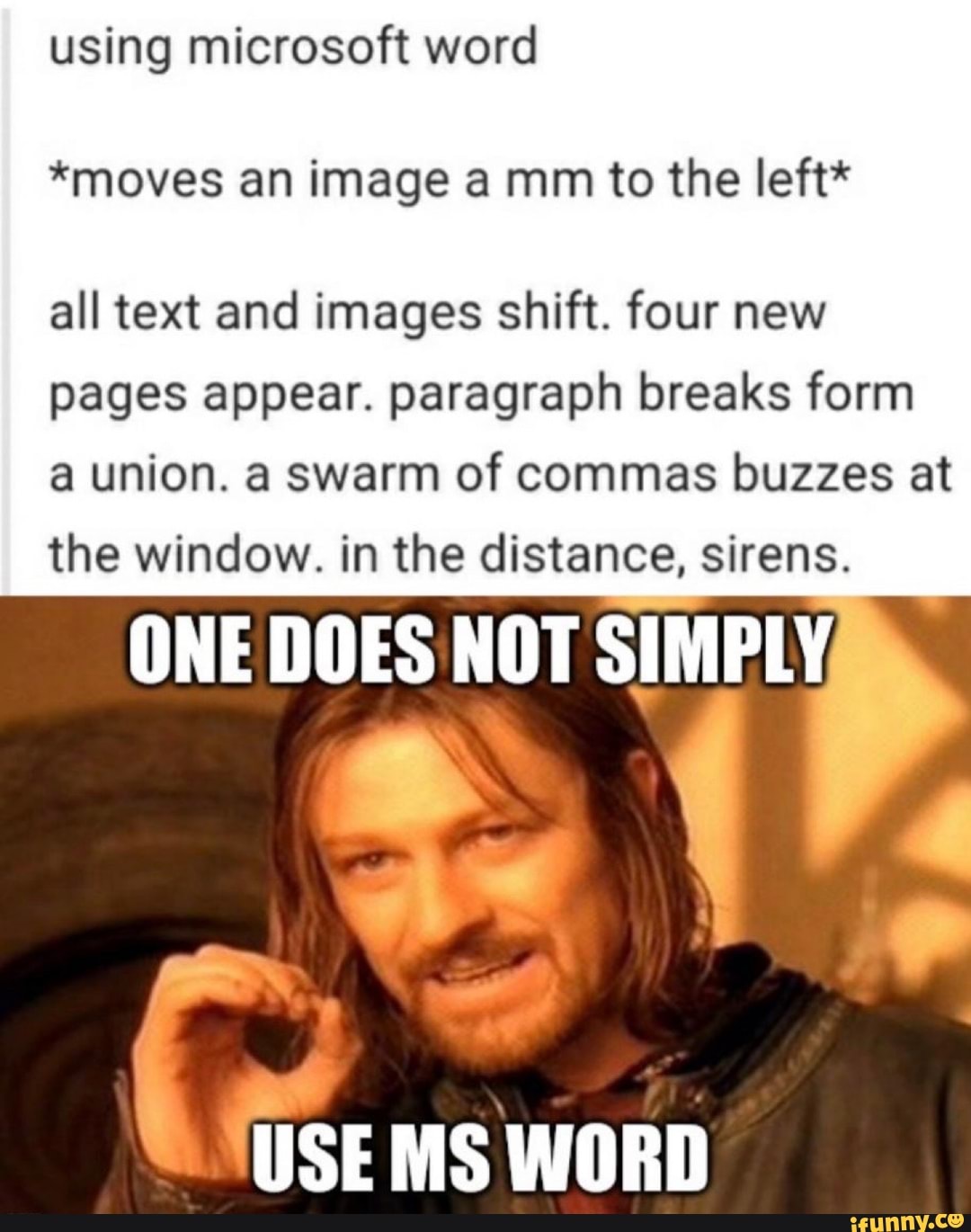 Microsoft Word Meme