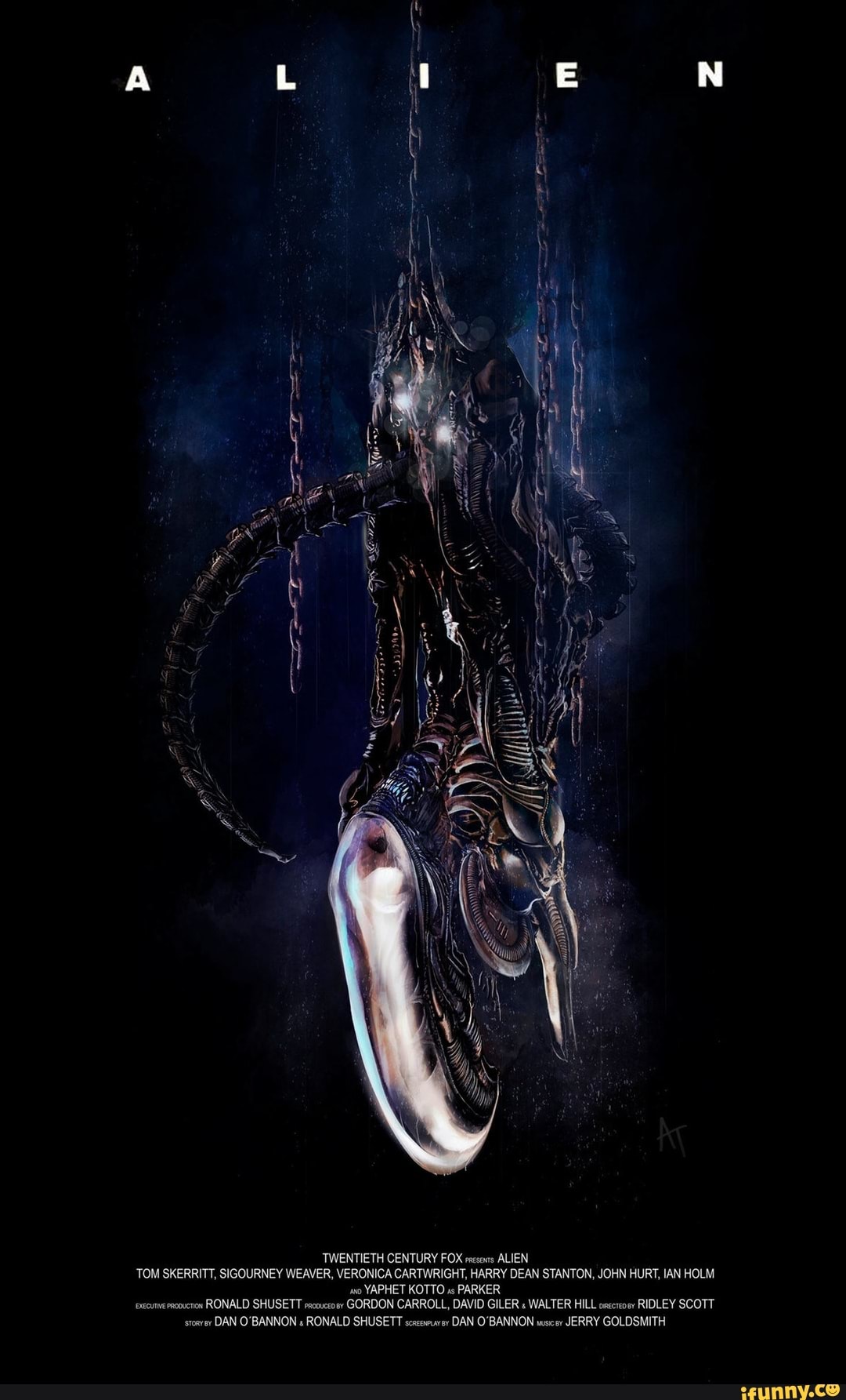 TWENTIETH CENTURY FOX mmm ALIEN TOM SKERRITT. SIGOURNEV WEAVER VERONICA ...