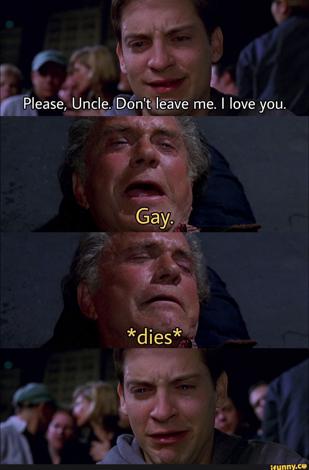 Peter Parker Meme Uncle Ben