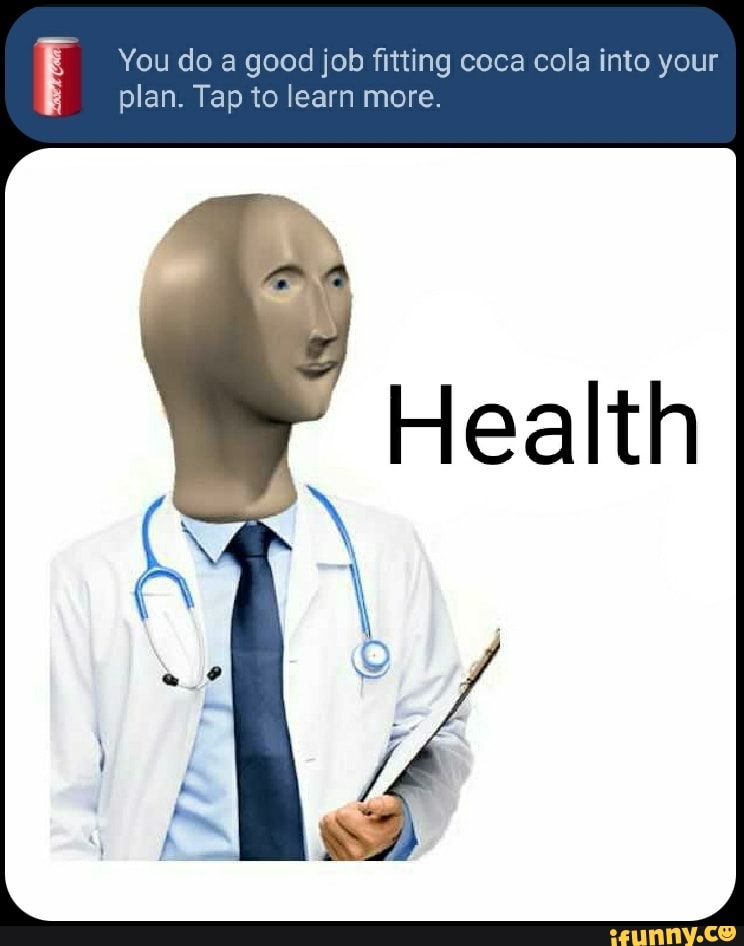 You do a good job fitting coca cola into your plan. Tap to learn more ...