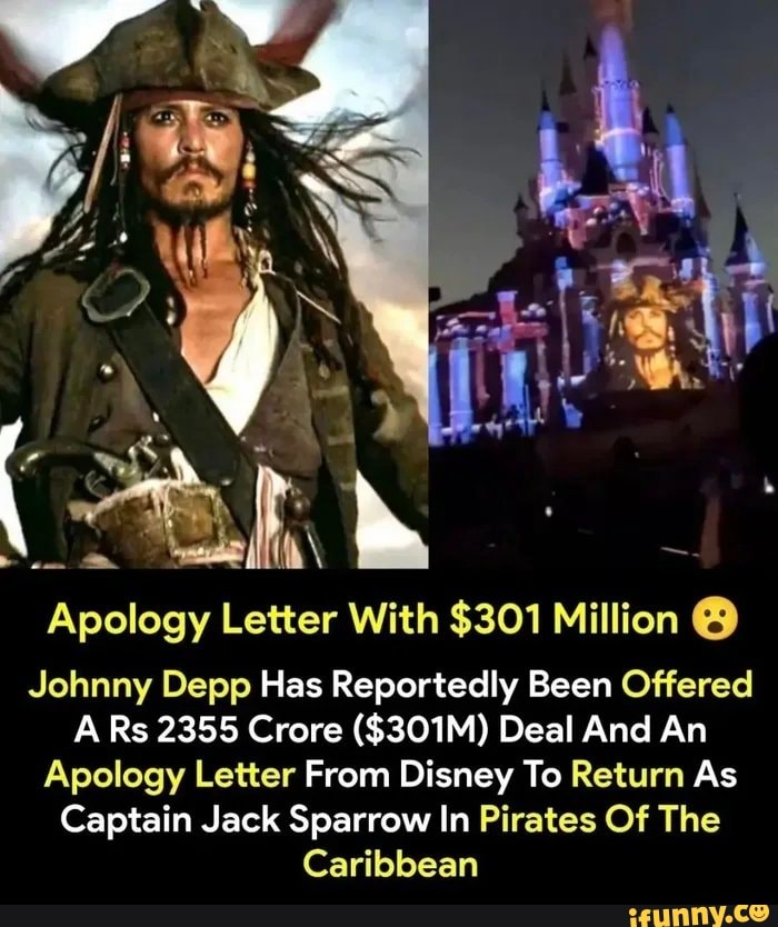 Apology Letter With $301 Million Johnny Depp Has Reportedly Been ...
