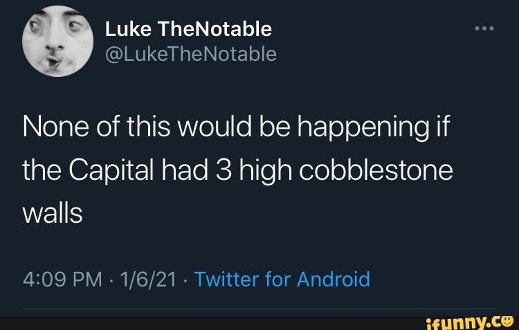 Luke TheNotable None of this would be happening if the Capital had 3 ...