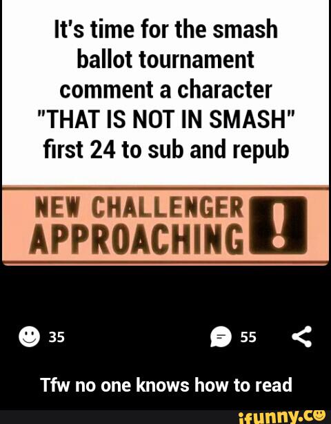 Super Smash Ballot Memes