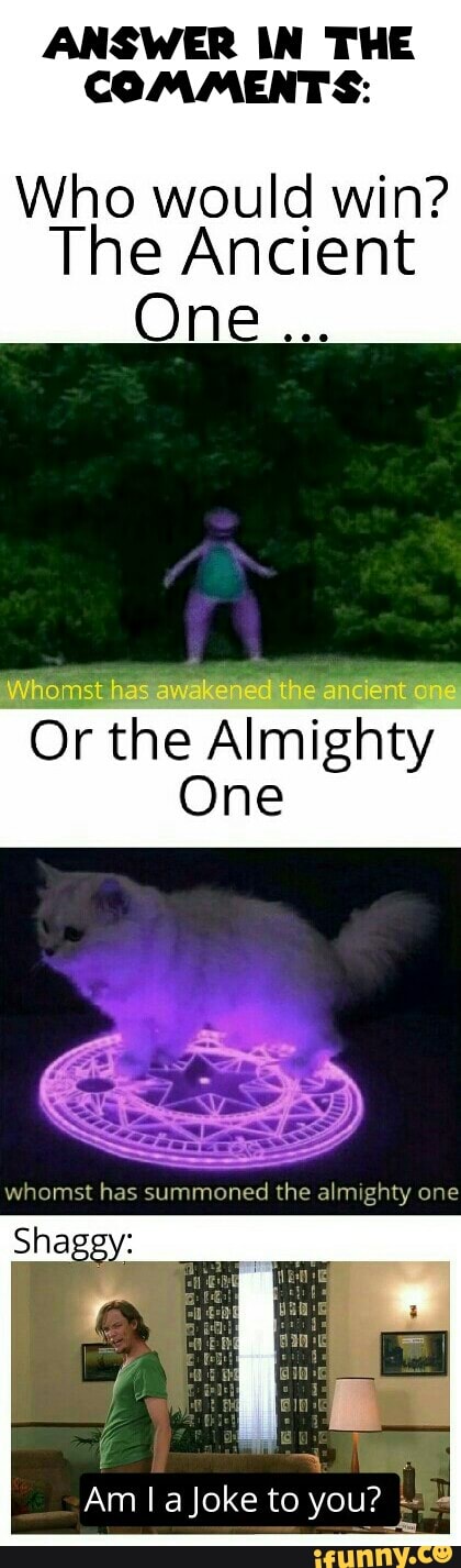 Almightyone memes. Best Collection of funny Almightyone pictures on iFunny
