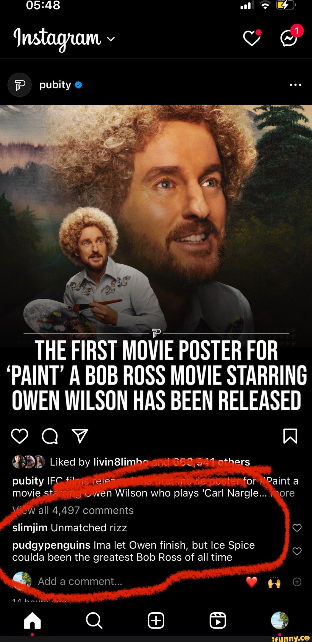 Al Instagram ~ @ pubity THE FIRST MOVIE POSTER FOR FOR PAINT' A BOB ...