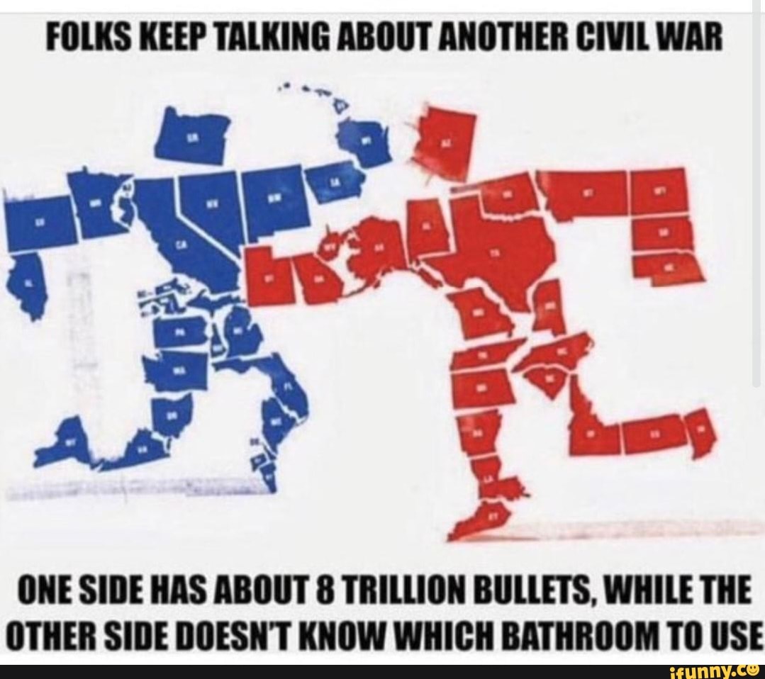 Hes ONE SIDE HAS ABOUT 8 TRILLION BULLETS, WHILE THE OTHER SIDE DOESN'T ...